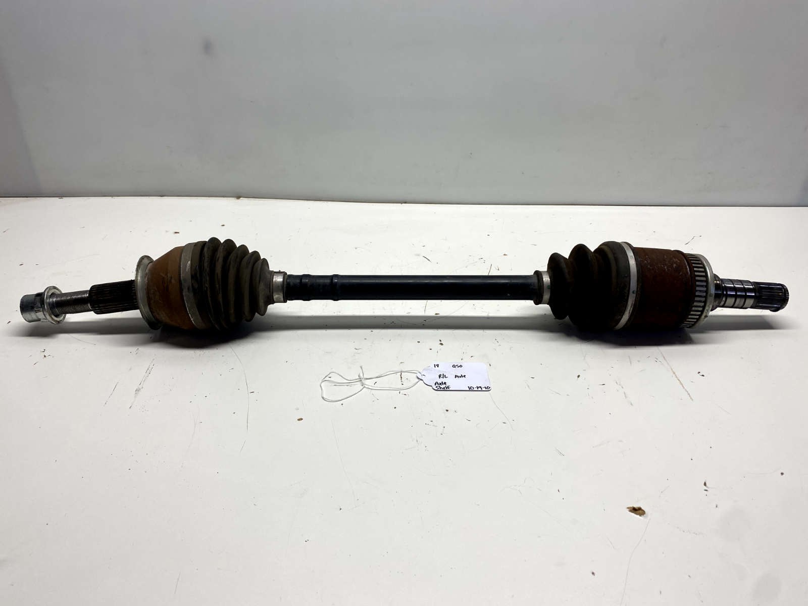 14-19 Infiniti Q50 Left LH Driver Side Rear Axle Drive Driveshaft Shaft ...