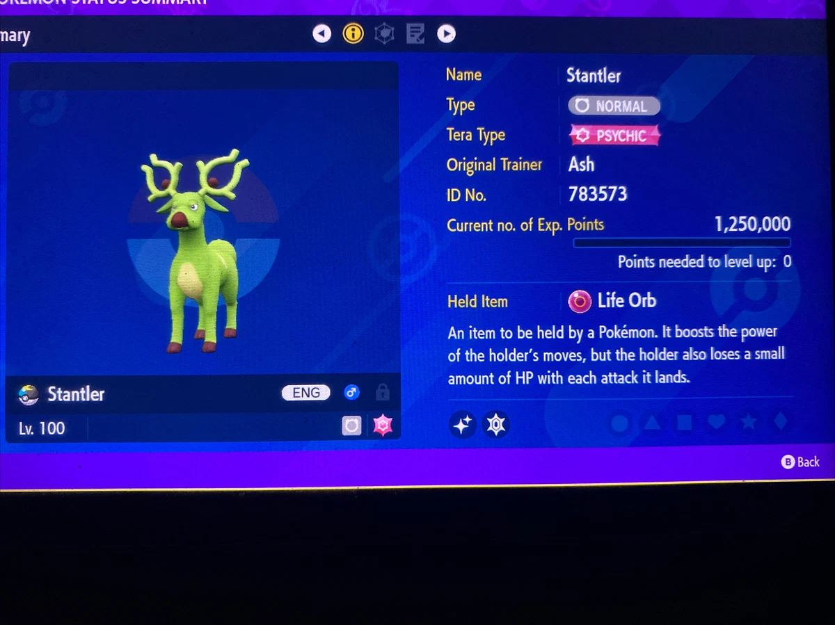 Shiny Stantler Pokemon