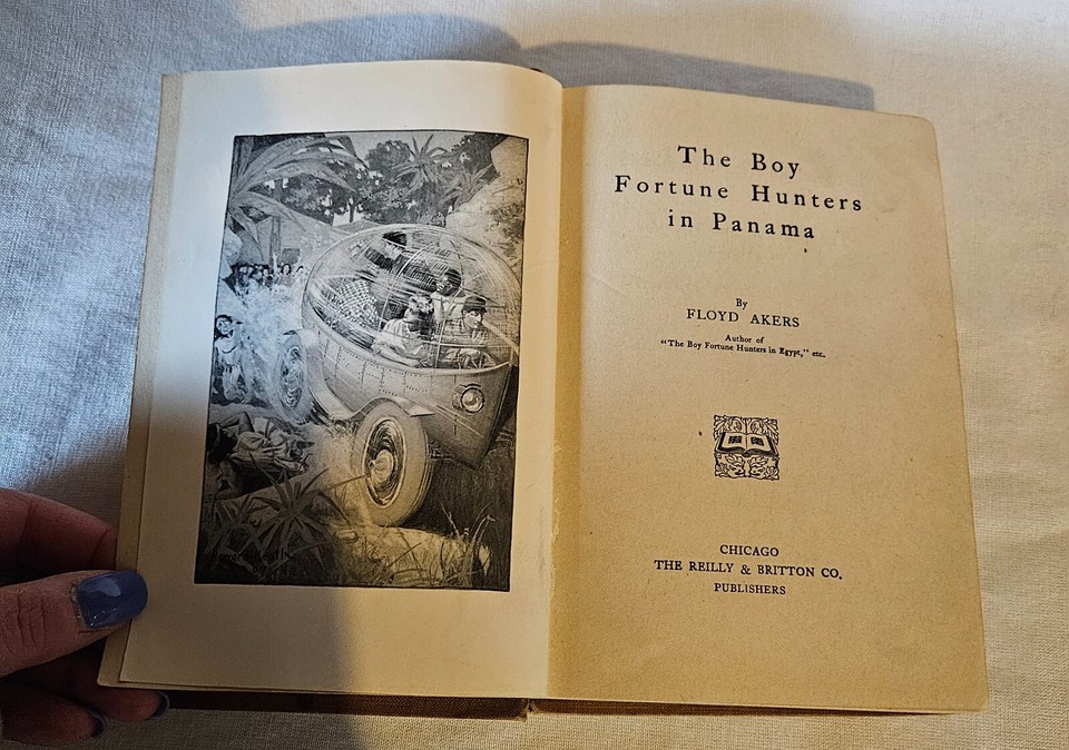 HTF 1908 The Boy Fortune Hunters in Panama book by L. Frank Baum (Floyd ...