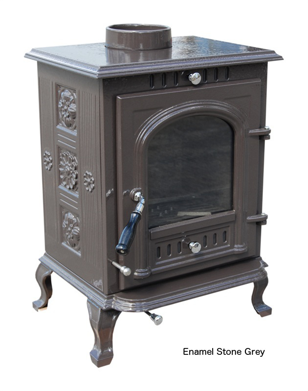 Enamel Cast Iron Stove 16 Colours! Multi Fuel Stove 5KW Stove Wood ...