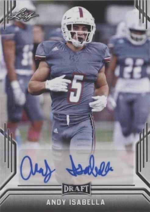 2019 Leaf Draft - Autographs Andy Isabella #BA-AI1 (AU, RC) for sale ...