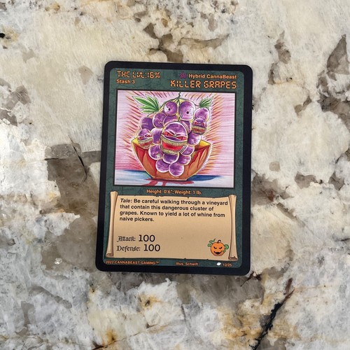 Killer Grapes Cannabeast High Spirits Non Holo 12/25 | eBay