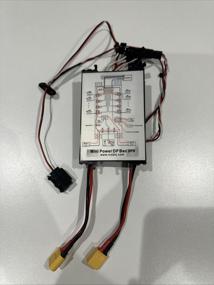 Rccskj 4106 Mini Power DP BEC Pro Servo Section Board Power Box 9CH ...