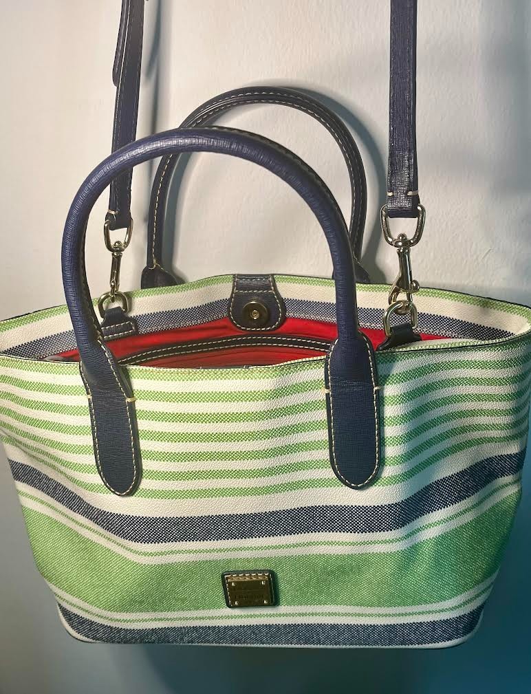 Dooney and Bourke Westerly Brielle Green and White | eBay