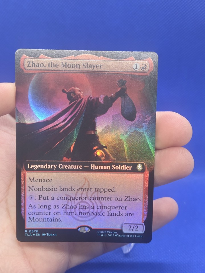 MTG Avatar The Last Airbender Zhao The Moon Slayer 0376 Extended Art ...