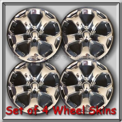 2011-2014 Ford Edge Wheel Skins 18" Chrome Hubcaps Chrome Wheel Covers ...