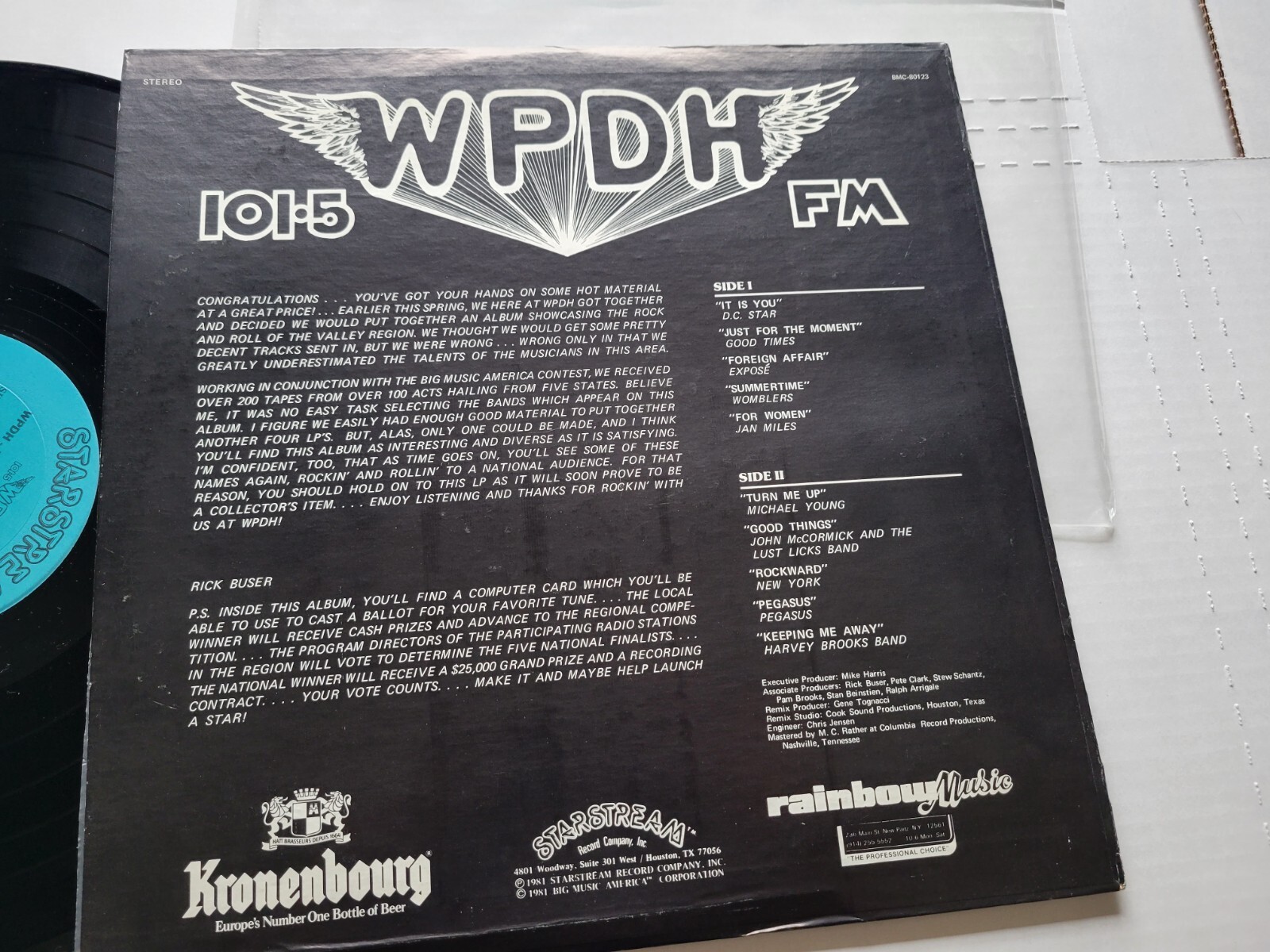 WPDH 101.5 FM Rock 'N' Roll Album NEW YORK 1981 Hard Rock AOR D.C. STAR Pegasus | eBay