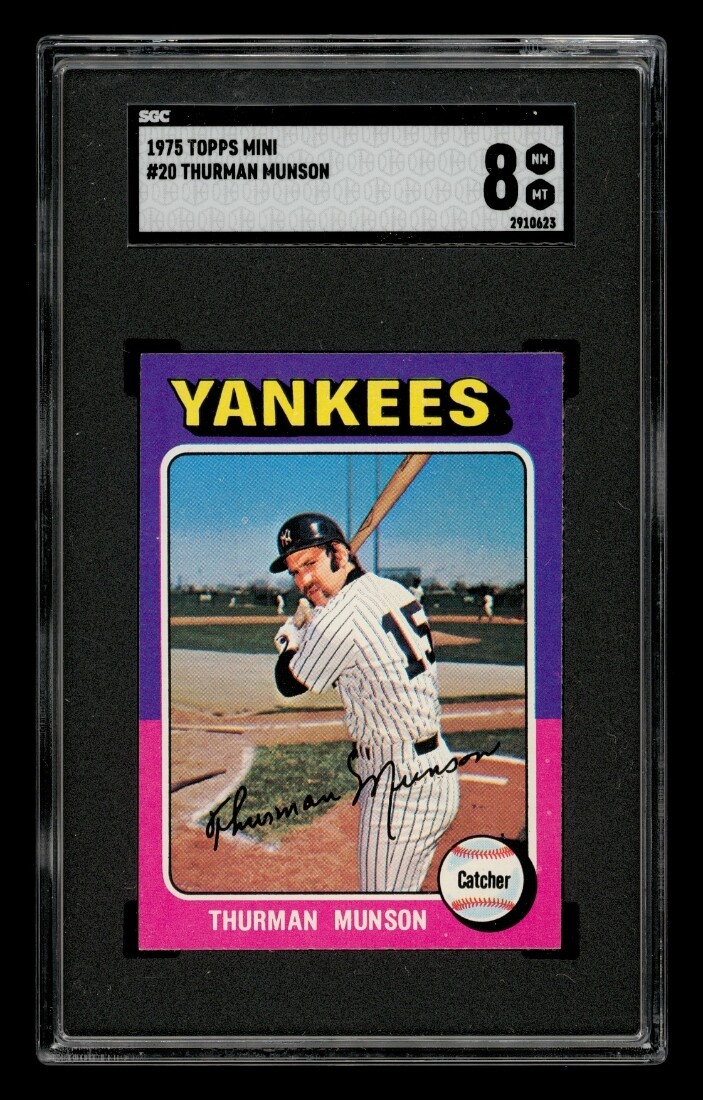 1975 Topps Mini Set-Break # 20 Thurman Munson SGC 8 NM MT | eBay