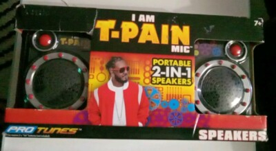 I AM T-PAIN Mic Portable 2-IN-1 Speakers (2011) includes 2 speakers, 2 ...
