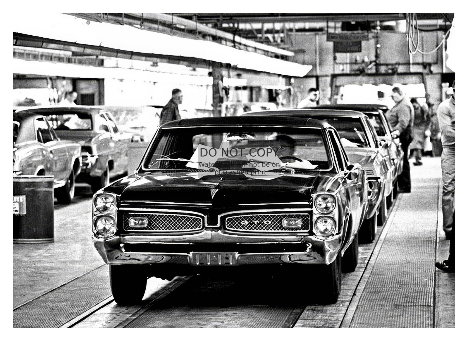 1967 PONTIAC GTO ASSEMBLY MANUFACTURING LINE FACTORY 5X7 PHOTO | eBay