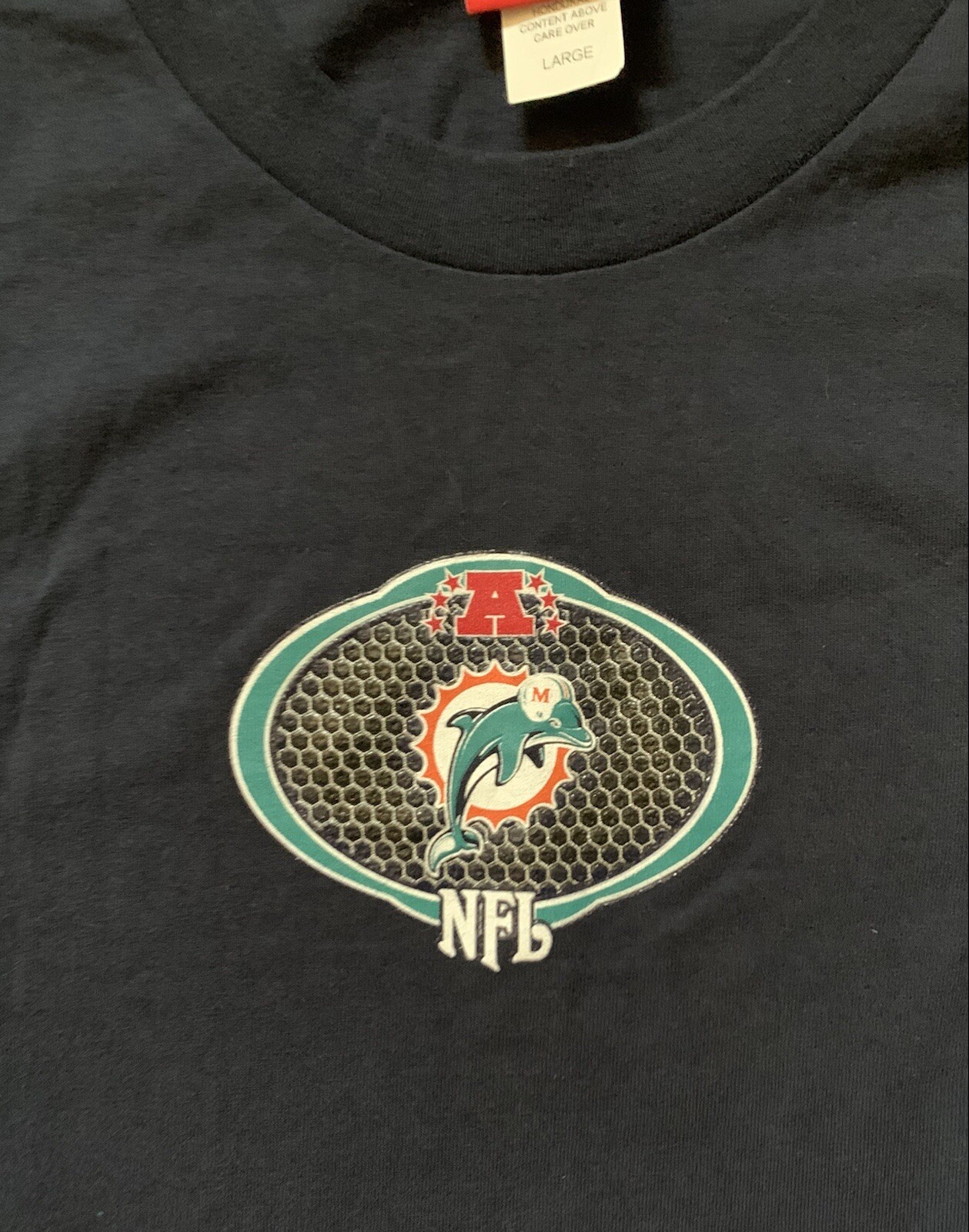 Rare Vintage Miami Dolphins Official NFL Apparel Shir… - Gem