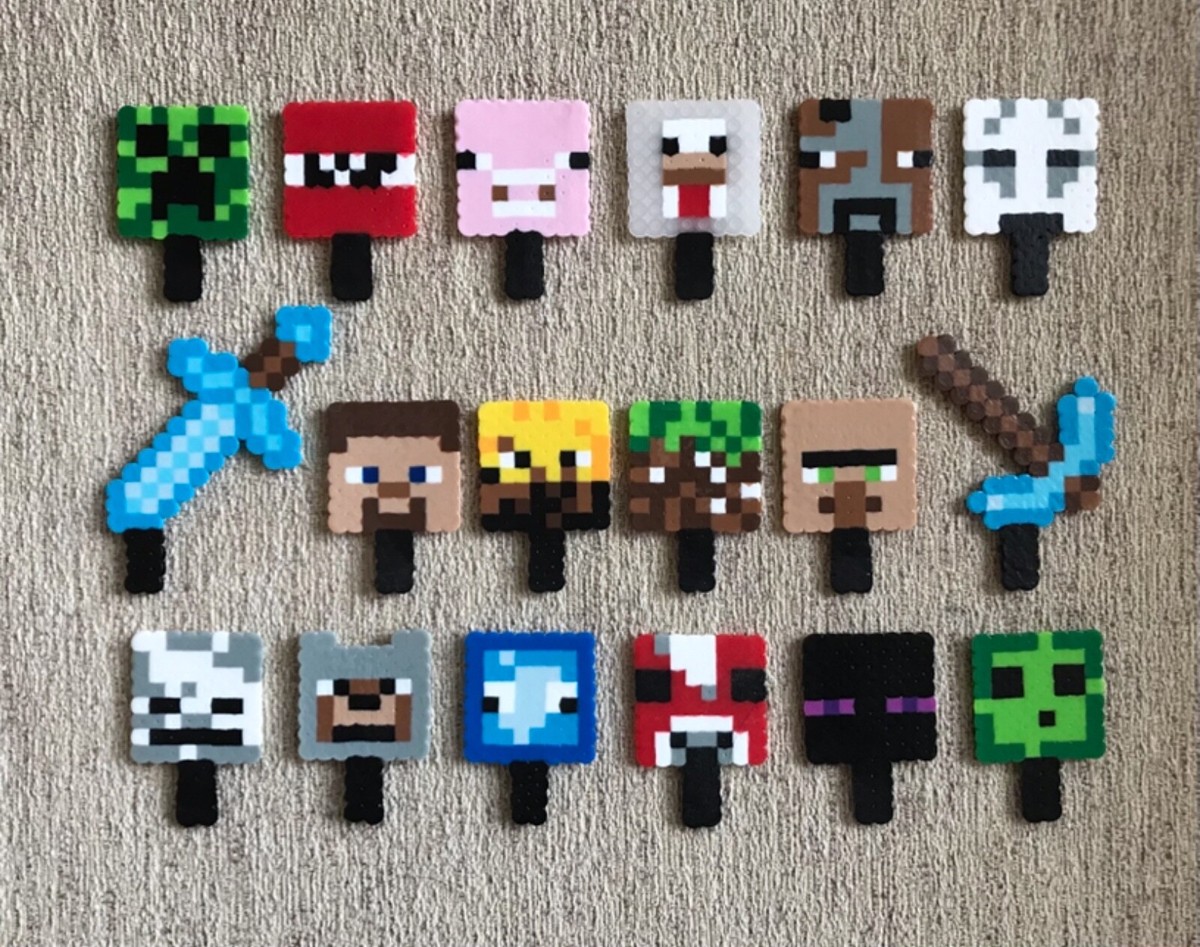 Cuentas De Perler De Minecraft Steve