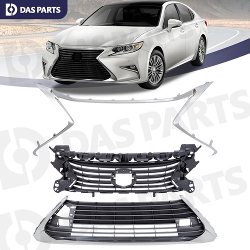 4PCS For 2016 2017 2018 Lexus ES300h ES350 Front Bumper Grille Molding ...
