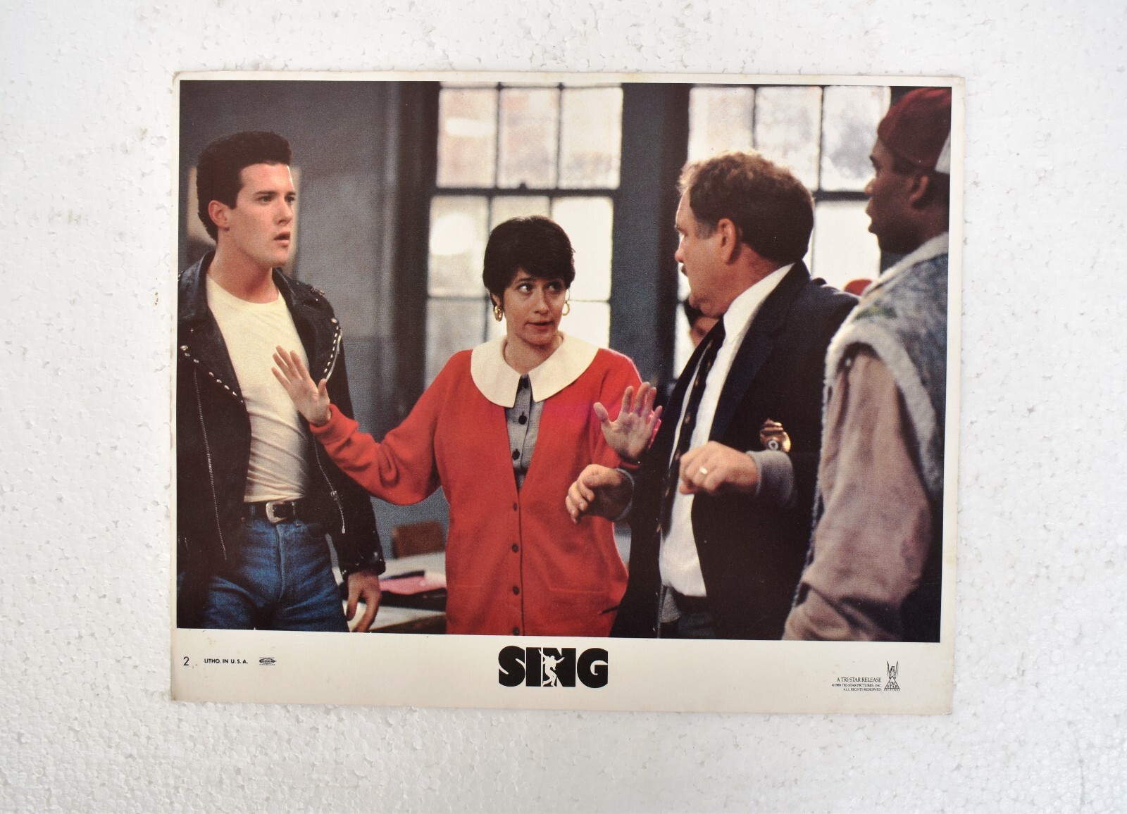 Lobby Cards 1989 Sing Movie 10" X 8" Set Of 8 Lorraine Bracco Peter Dobson | eBay