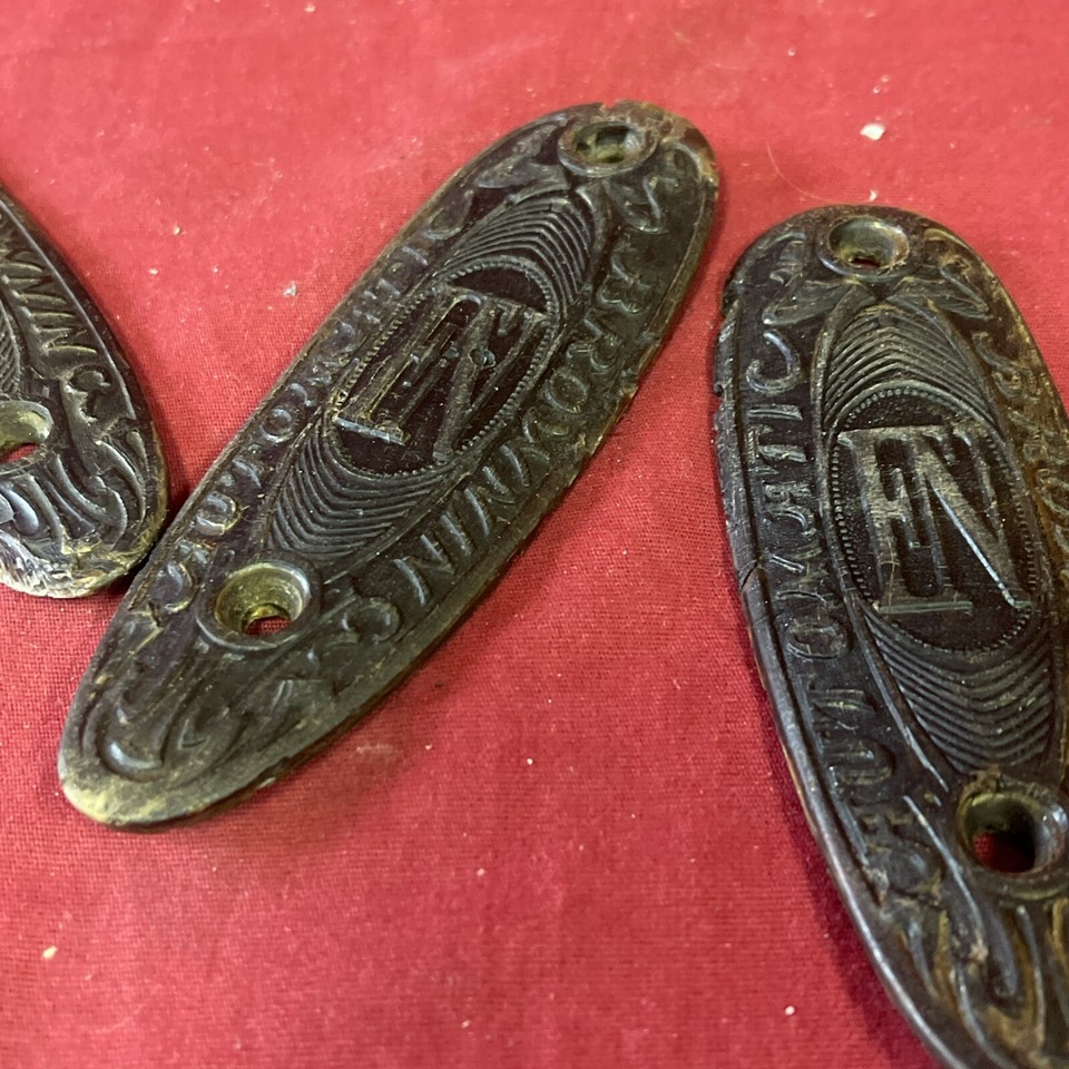 Original FN Belgian Browning A5 Butt Plate NICE Black Horn Belgium | eBay