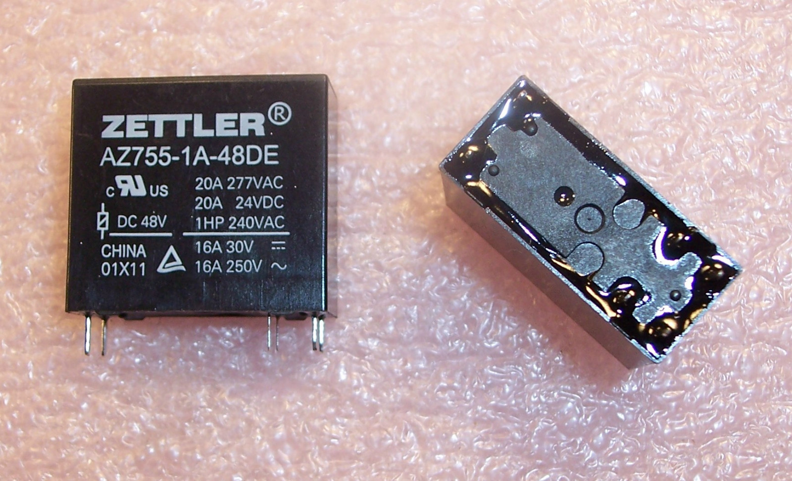 QTY (4) AZ755-1A-48DE ZETTLER 48Vdc 20A SPST RELAYS 1-FORM-A ROHS | eBay