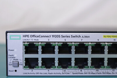 HPE JL386-61001 OfficeConnect 1920S Series 48G 4SFP PPoE+ 370W Switch ...