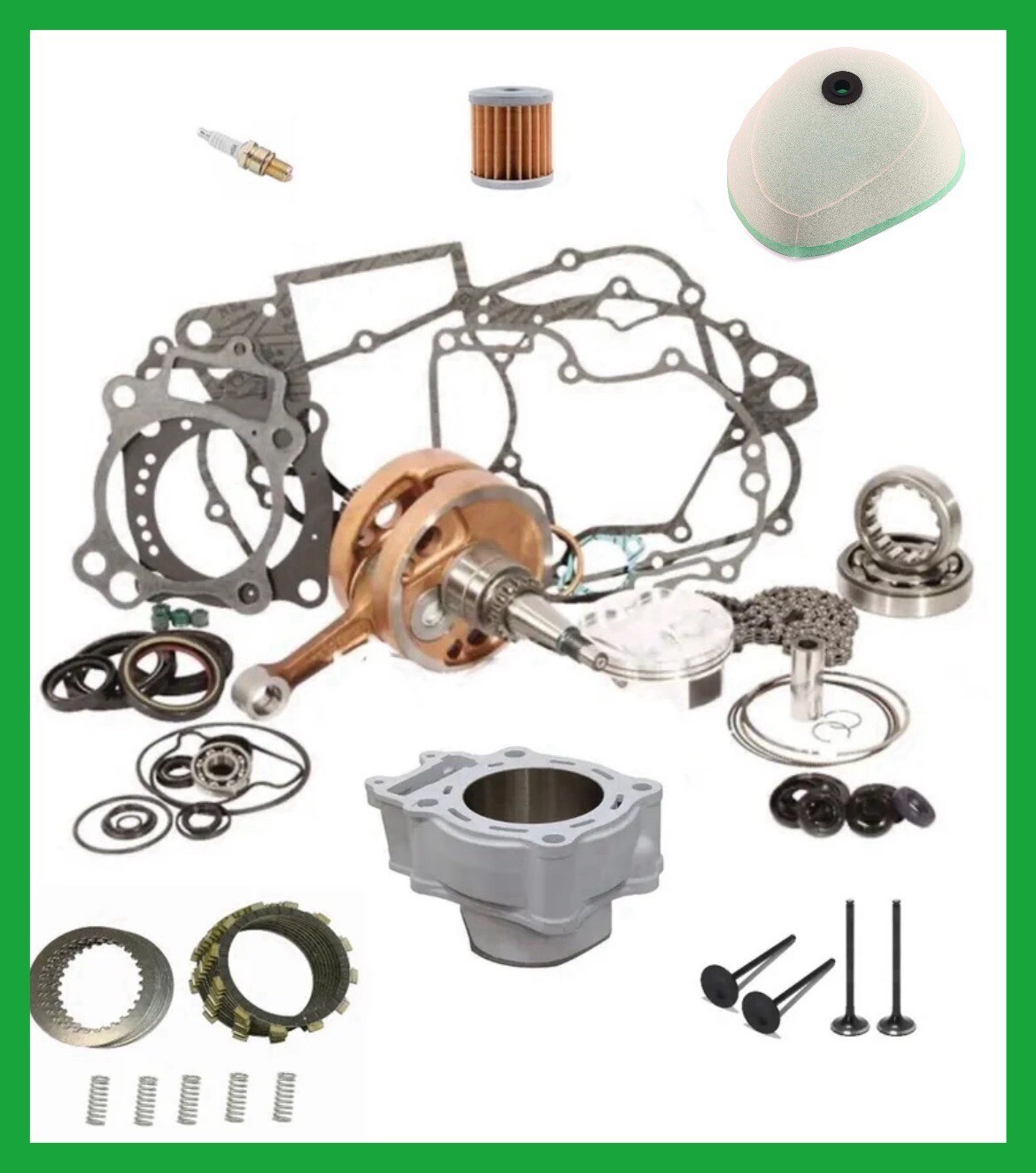 11-14 Kawasaki KX250F Complete Engine Motor Rebuild Kit | eBay