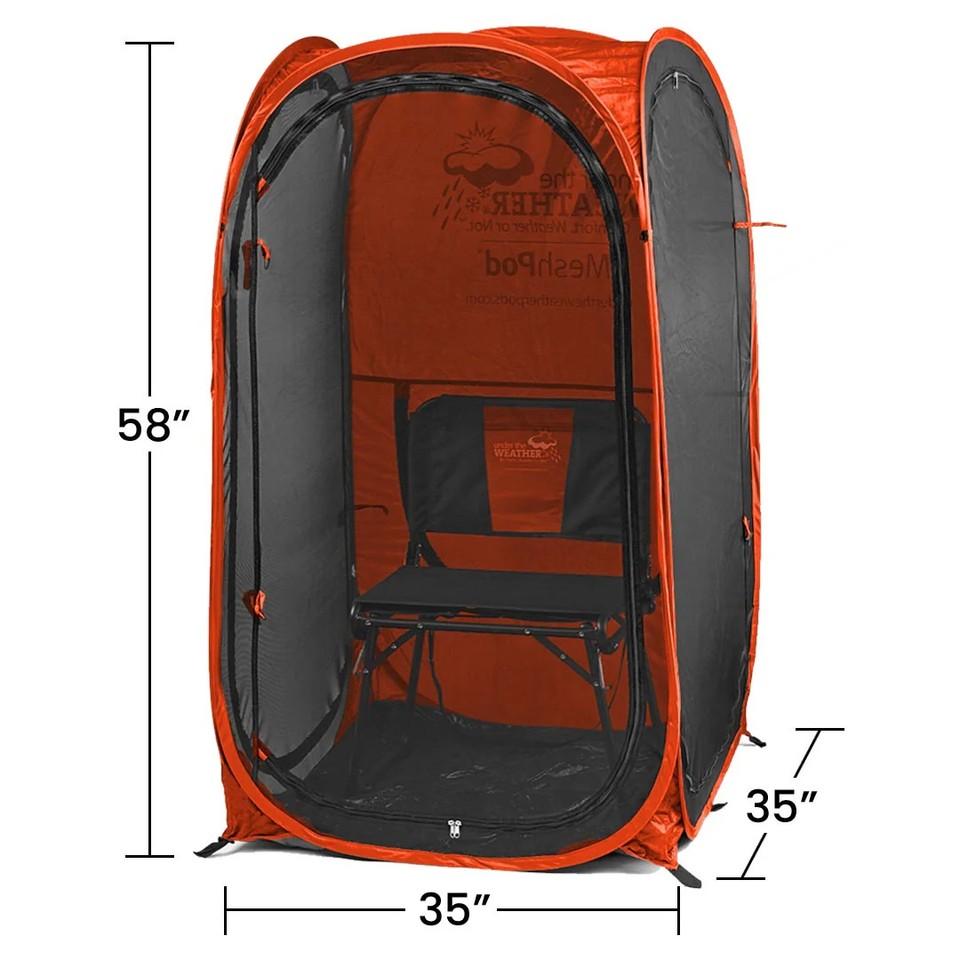MyPod™ Small 1-Person 35 x 35 Bug-Screen Mesh Pop-Up Pod | eBay