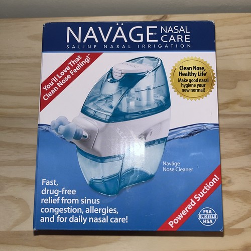 Navage Nasal Irrigation Care Bundle Nose Cleaner W/ 30 Salt Pods ...