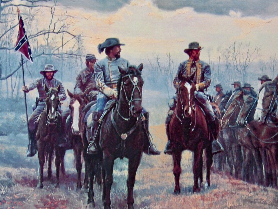 Mort Kunstler - MORGANS RAIDERS - MINT - Civil War Print - UNFRAMED | eBay