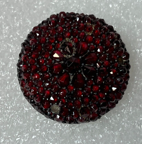 Victorian Bohemian 9 kt. rolled gold Garnet Pin | eBay