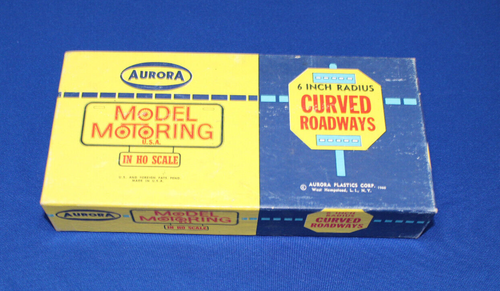 1960's AURORA HO Scale Slot Car Model Motoring T-Jet 6' Curved Track ...