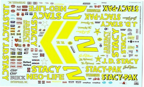 Ace #2 JD Stacy/Stacy Pak/Neo Life 1982-82 Tim Richmond/Joe Ruttman ...