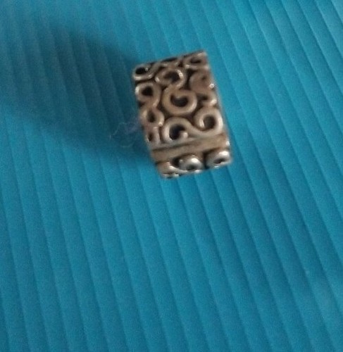 Authentic Pandora Sterling Silver "S" Clip Charm Bead #790338 | eBay