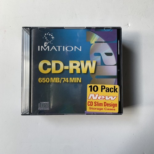 NEW/SEALED 10-PACK: IMATION CD-RW - 650 MB 74 MIN | eBay