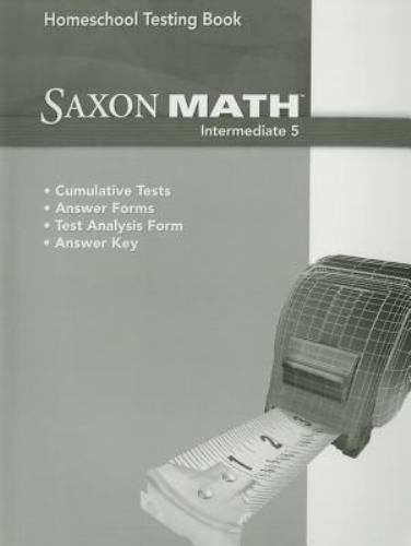 Saxon Homeschool Intermediate 5 Ser.: Saxon Math Intermediate Grd 5 by ...
