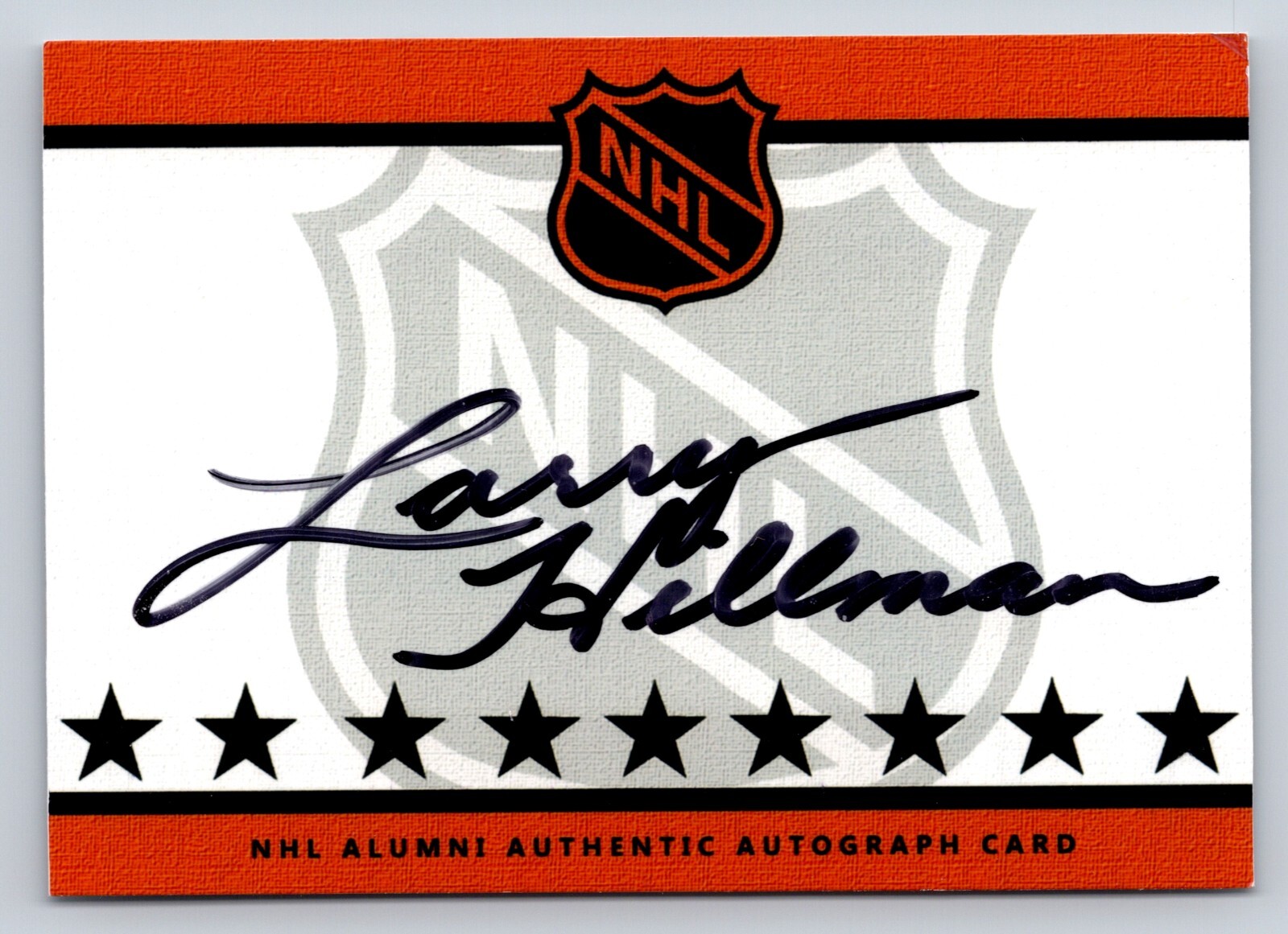 Larry Hillman Authentic Autographed Signed Custom Signature Hockey ...