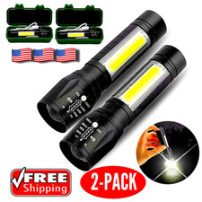 Defiant 2 Pack Rechargeable LED Flashlight and Power Bank for sale ...