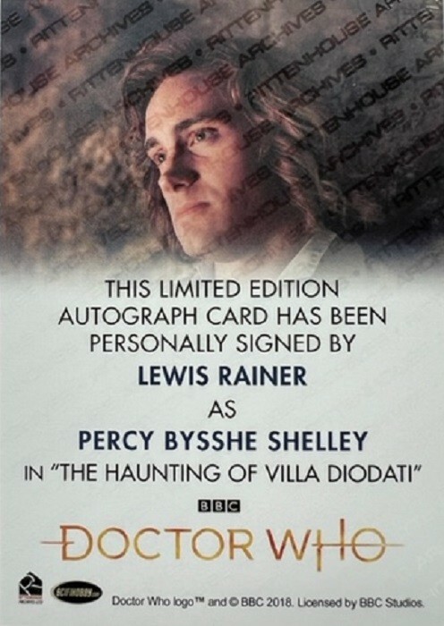 Doctor Who Series 11 & 12 Hobby Edition Lewis Rainer Autograph Card | eBay