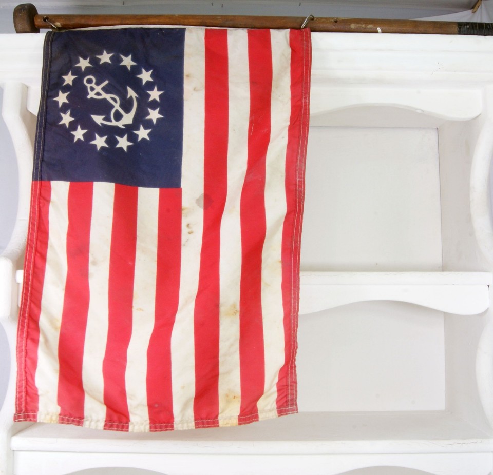 American Flag with a Fouled Anchor in a Circle of Thirteen Stars | eBay