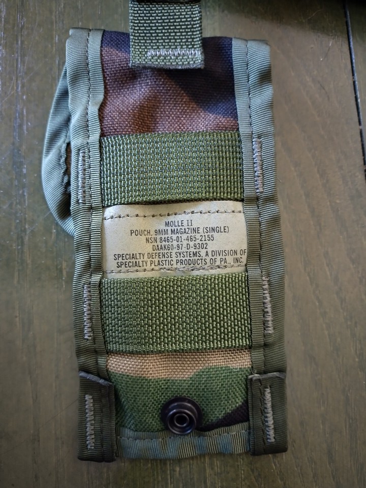 M81 Woodland USGI MOLLE 9mm Mag Pouch | eBay