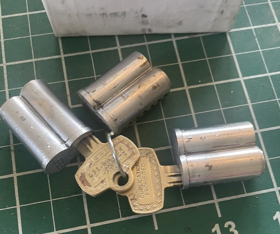 3 Best K Keyway Sfic Lock Cores 1 Control 1 Key Locksmith Rekey ...