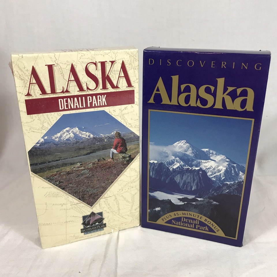 Alaska VHS VCR Tapes Lot 2 Discovering Alaska Ketchikan Denali Park ...