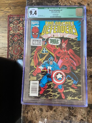 Secret Defenders #7, CGC 9.4 NM, Sticker Newsstand Error Variant | eBay