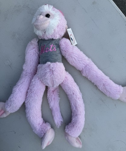 Twins Enterprise MLB New York Mets Pink Monkey Plush Stuffed Animal Toy ...