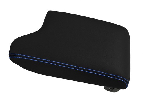 Console Lid Armrest Cover Leather for Ford Ranger 2019-2020 Blue Stitch ...