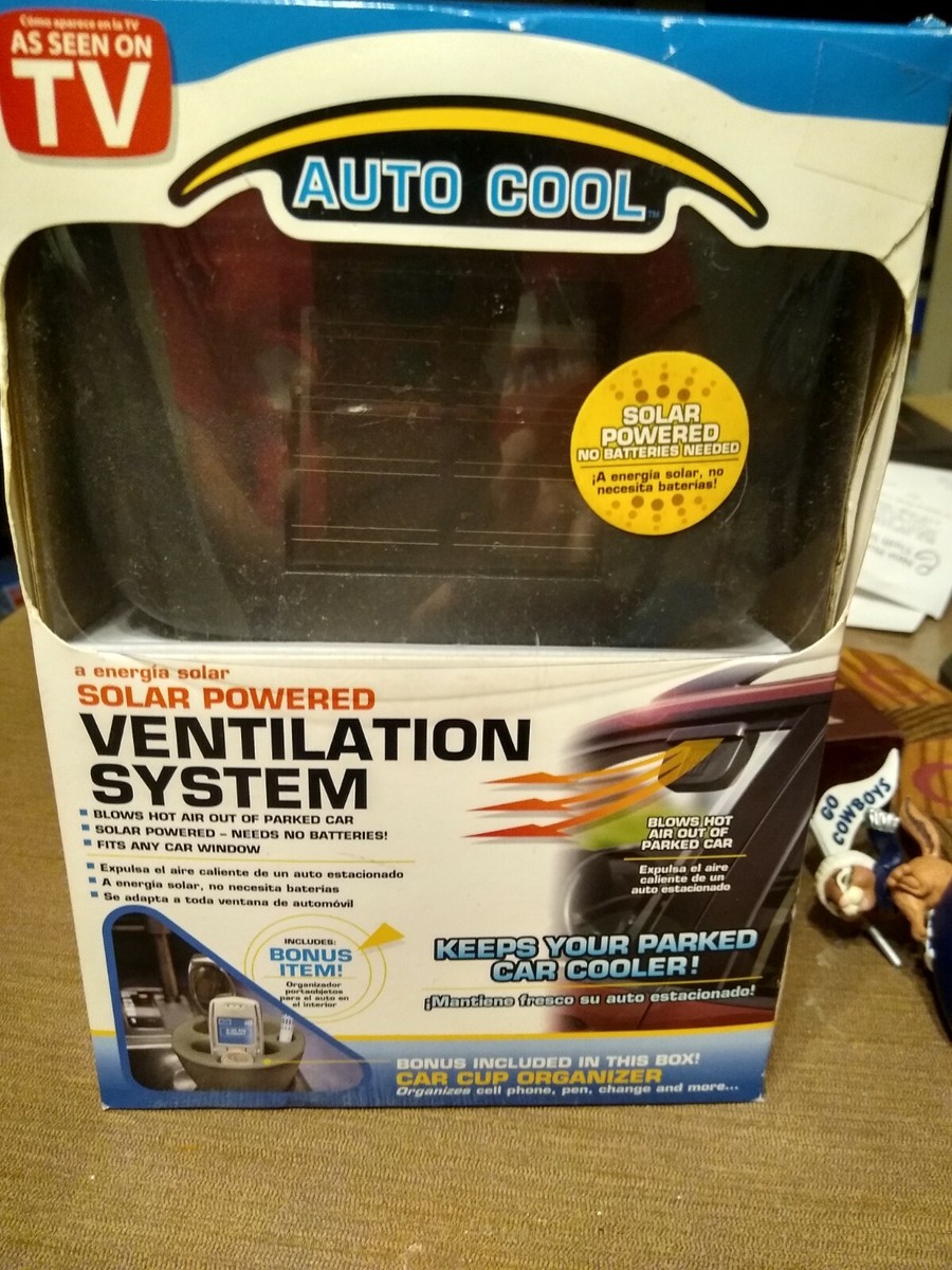 Solar Car Cooling Fans Black Solar Power Car Exhaust Fan W/3 Air Outlet ...