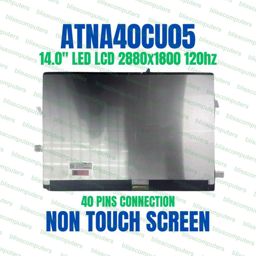 ATNA40CU05 AMOLED 2880X1800 Glossy Asus ROG Zephyrus 14 Air GA403 GA402 ...