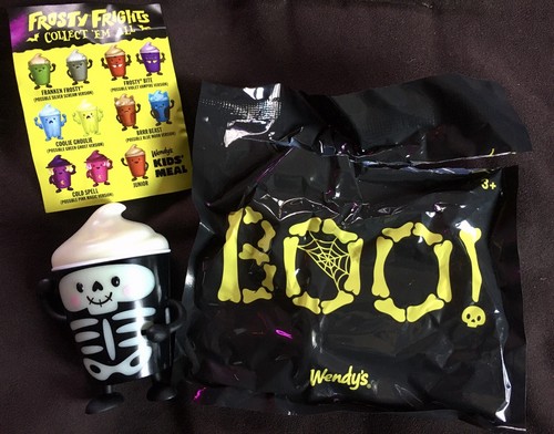 Wendy’s Halloween Frosty Frights Kids Meal Toys w/ Bone Chiller Boo Bag ...