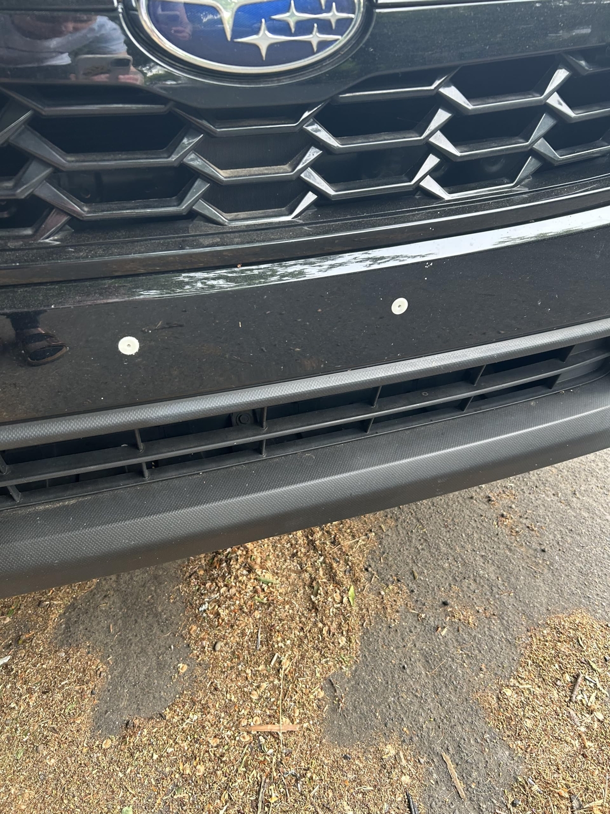 Front License Plate Mount Bracket Round Hole Adapter Kit for Subaru ...