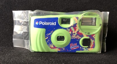 Polaroid Fun Shooter Flash Green Camera 27 exposure One-Time-Use ...