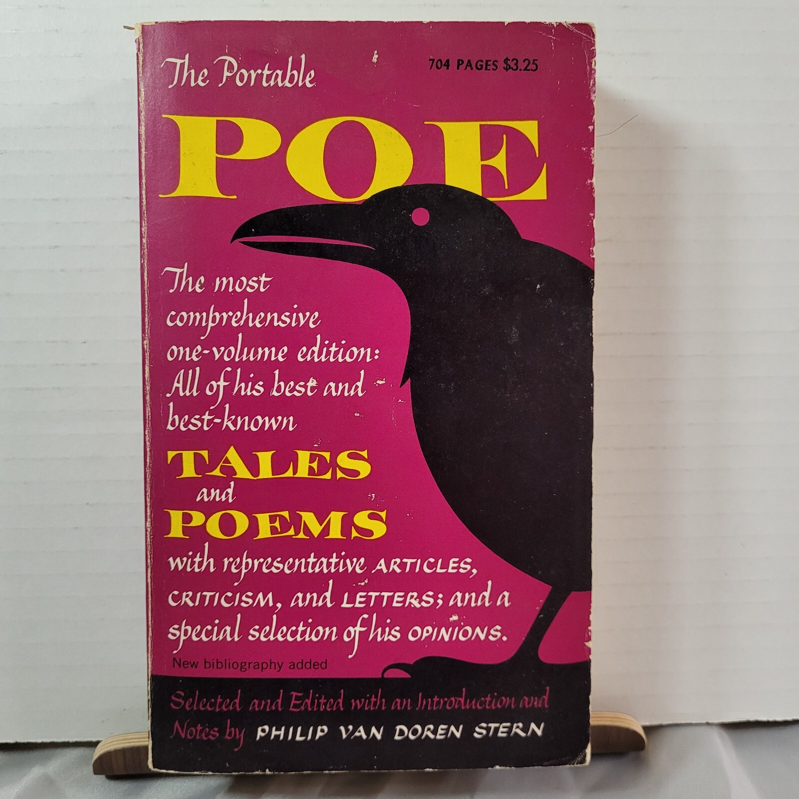 The Portable Poe, Tales and Poems, pub 1968 Viking Press, ed Van Doren ...