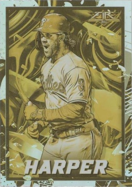 2022 Topps Fire - Gold Minted #153 Bryce Harper for sale online | eBay