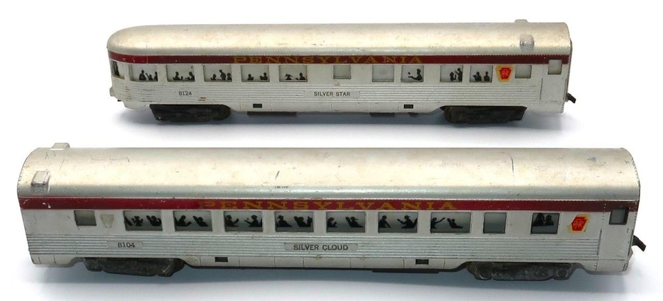 HO Scale Model Train, Pennsylvania Silver Cloud & Silver Star 2 ...