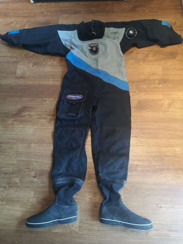 Northern Diver Membrane Tri Laminate Drysuit Size Large Scuba Diving ...